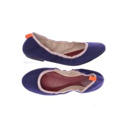 Bally Damen Ballerinas, marineblau, Gr. 35.5