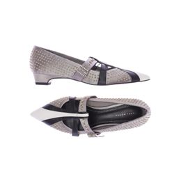 Zara Damen Pumps, grau, Gr. 37