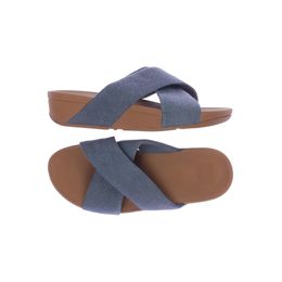 fitflop Damen Sandale, blau, Gr. 38