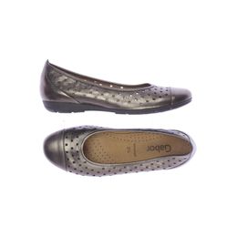 Gabor Damen Ballerinas, gold, Gr. 3.5