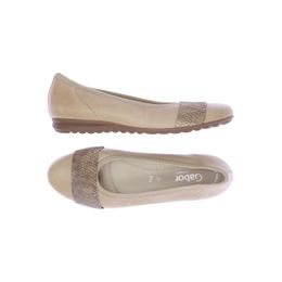 Gabor Damen Ballerinas, beige, Gr. 6.5