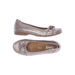 Gabor Damen Ballerinas, beige, Gr. 4.5