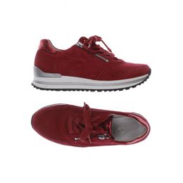 Gabor Damen Sneakers, rot, Gr. 4