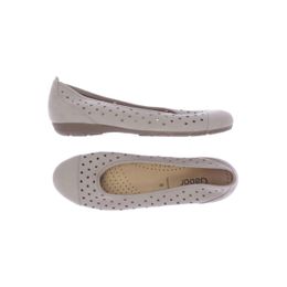 Gabor Damen Ballerinas, beige, Gr. 6