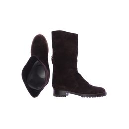 Sergio Rossi Damen Stiefelette, braun, Gr. 37.5