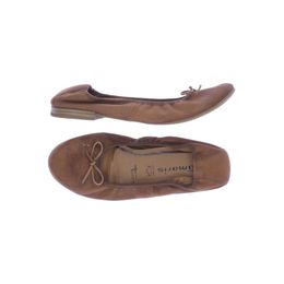 Tamaris Damen Ballerinas, braun, Gr. 37