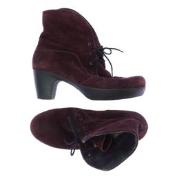 Think! Damen Stiefelette, bordeaux, Gr. 41