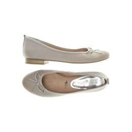 Tamaris Damen Ballerinas, beige, Gr. 37