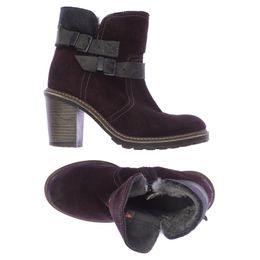 Tamaris Damen Stiefelette, bordeaux, Gr. 37