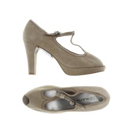 Tamaris Damen Pumps, beige, Gr. 40