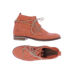 Tamaris Damen Stiefelette, orange, Gr. 37