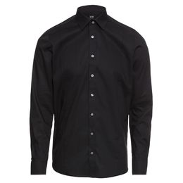 OLYMP Business Shirt 'Level 5 Uni TN' male Black size 45