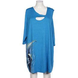 Ulla Popken Damen Kleid, blau, Gr. 50