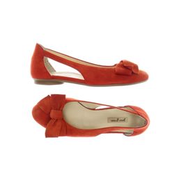 Paul Green Damen Ballerinas, orange, Gr. 3