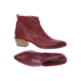 Paul Green Damen Stiefelette, rot, Gr. 6.5