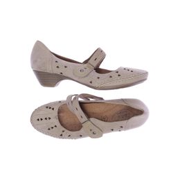 Jana Damen Pumps, beige, Gr. 38