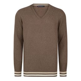 Felix Hardy Pullover Herren Gr&ouml;&szlig;e XXL beige / braun / wollwei&szlig;