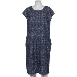 hessnatur Damen Kleid, blau, Gr. 48