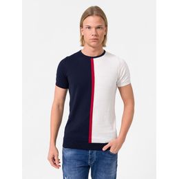 Dandalo Shirt Herren Gr&ouml;&szlig;e XL navy / rot / wei&szlig;