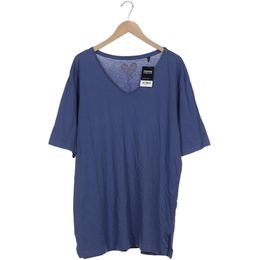 Ulla Popken Damen T-Shirt, blau, Gr. 50