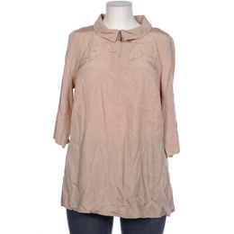 Selection by Ulla Popken Damen Bluse, beige, Gr. 42