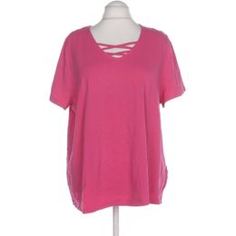 Ulla Popken Damen T-Shirt, pink, Gr. 54