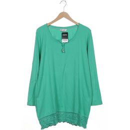 Ulla Popken Damen Langarmshirt, grün, Gr. 46