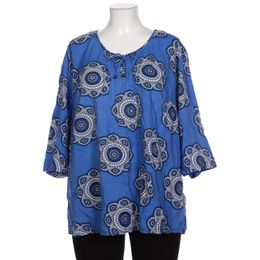 Ulla Popken Damen Bluse, blau, Gr. 50