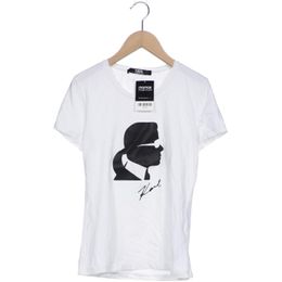 K by KARL LAGERFELD Karl by Karl Lagerfeld Damen T-Shirt, weiß, Gr. 34