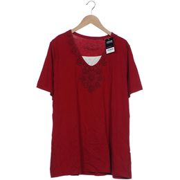 Ulla Popken Damen T-Shirt, rot, Gr. 50