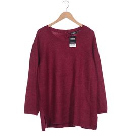 Ulla Popken Damen Pullover, bordeaux, Gr. 46