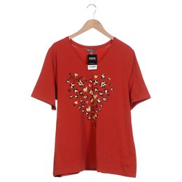 Ulla Popken Damen T-Shirt, rot, Gr. 50