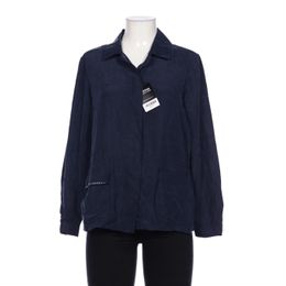 Peter Hahn Damen Bluse, marineblau, Gr. 40