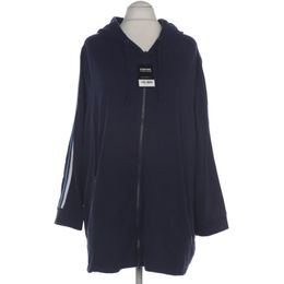 Ulla Popken Damen Kapuzenpullover, marineblau, Gr. 54