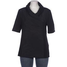 Selection by Ulla Popken Damen Bluse, schwarz, Gr. 46