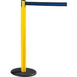 RS-GUIDESYSTEMS® Gurtpfosten GLA 28, gelb, Gurt schwarz/blau