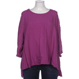 Selection by Ulla Popken Damen Bluse, flieder, Gr. 50