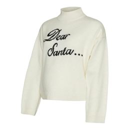 MAMALICIOUS Umstand Pullover 'MLDearsanta' Damen Gr&ouml;&szlig;e M schwarz / wei&szlig;