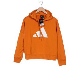 Adidas Damen Kapuzenpullover, orange, Gr. 38