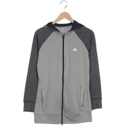 Adidas Damen Kapuzenpullover, grau, Gr. 38