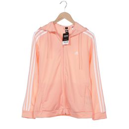 Adidas Damen Kapuzenpullover, orange, Gr. 42