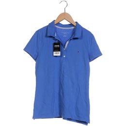 Tommy Hilfiger Damen Poloshirt, blau, Gr. 38