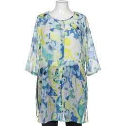 Selection by Ulla Popken Damen Bluse, blau, Gr. 46