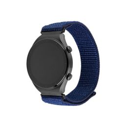 FIXED Nylon Strap for Smartwatch Universal 22 mm Blue