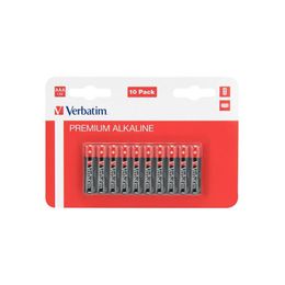 Verbatim battery - 10 x AAA / LR03 - Alkaline