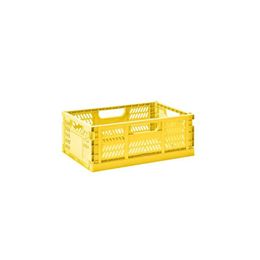 3 Sprouts - Modern Folding Crate Large Yellow