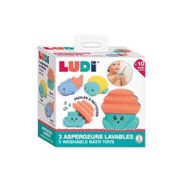 LUDI Bath Toys 3 pcs silicone