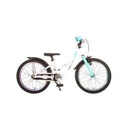 Volare Glamour Children's Bicycle 18" - White/Mint Green