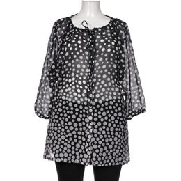 Selection by Ulla Popken Damen Bluse, schwarz, Gr. 50