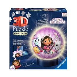 Gabby's Dollhouse Night Light 72 pcs 3D Puzzle 3D Puzzle